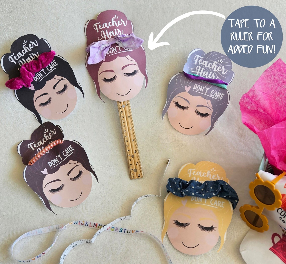 Scrunchie Holder for Teacher, Teacher Appreciation Gift, Hair Tie ...