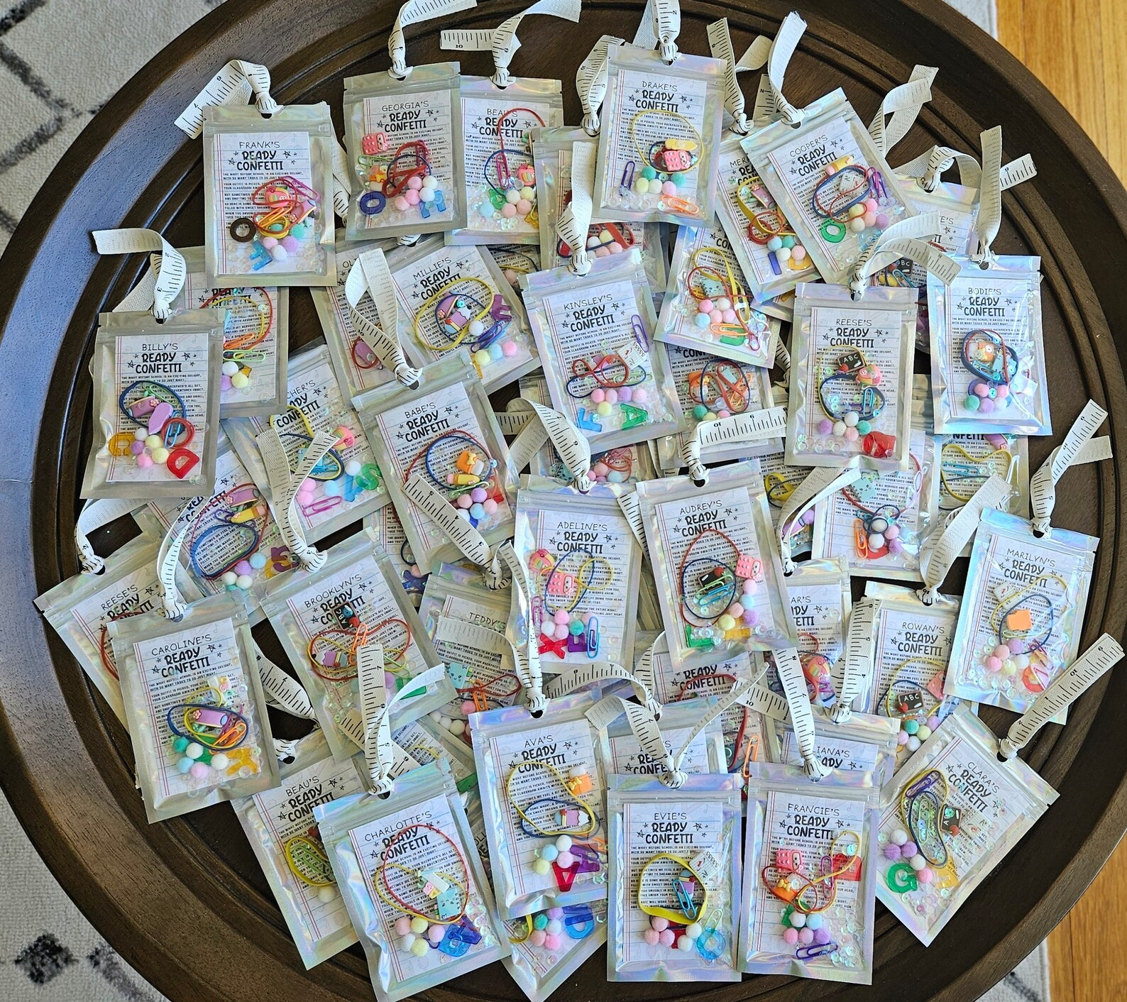 Night Before School Confetti, Personalized Ready Confetti, Jitter ...