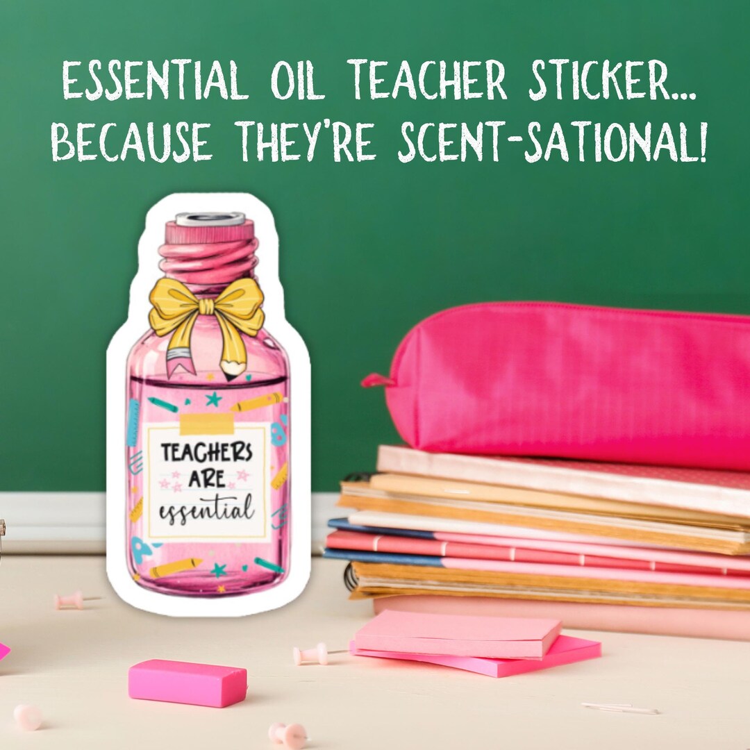 Essential Oil Sticker, Teacher Sticker, Homeschool Mom Decal, School ...