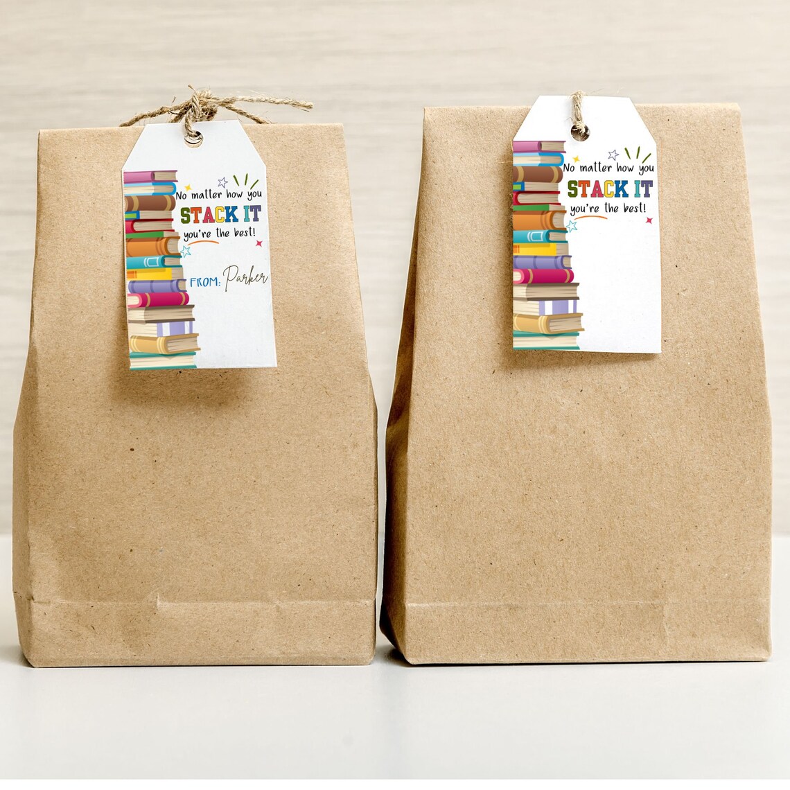 School Librarian Gift Card Holder Book Lover Gift Tags - Etsy