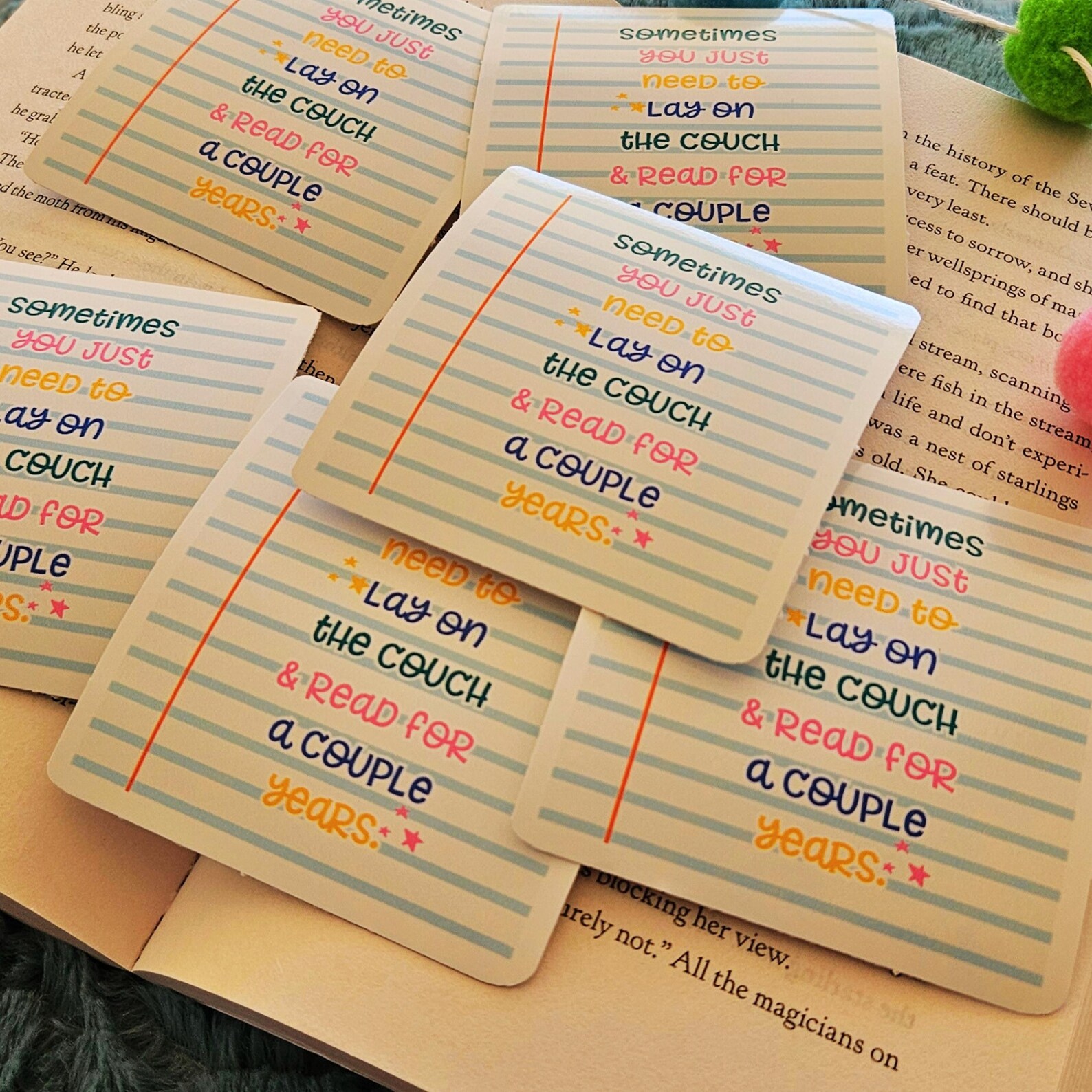 Book Lover Sticker, Bookish Decal for Tablet, School Librarian Gift ...