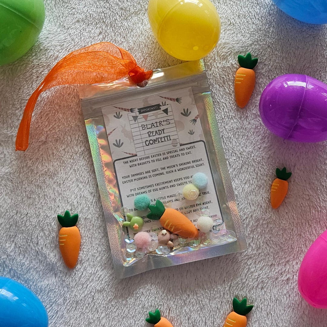 Night Before Easter Confetti, Easter Basket Filler for Kids ...