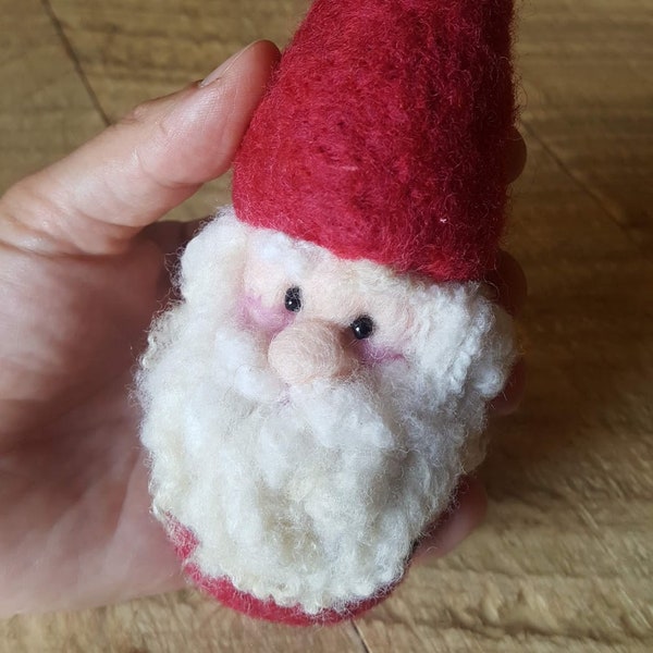 Needle Felted Santa - Etsy