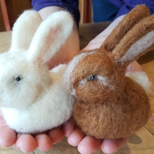 Rabbit Needle Felting Kit DIY - Etsy