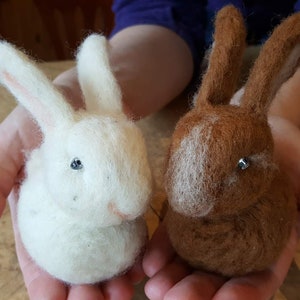 Rabbit Needle Felting Kit DIY - Etsy