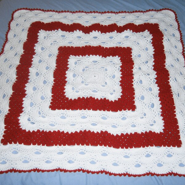 Granny Square Virus Blanket - Etsy