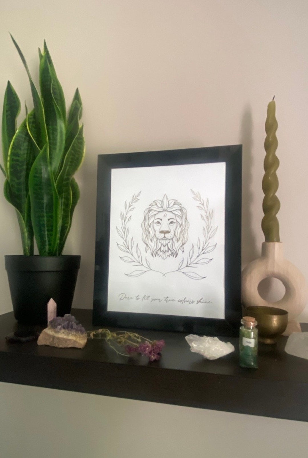 Leo Minimalist Foil Print • Zodiac Sign Art Print • Astrology Poster ...