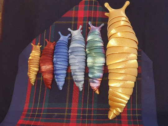 Articulated Slug Fidget Toy - Etsy