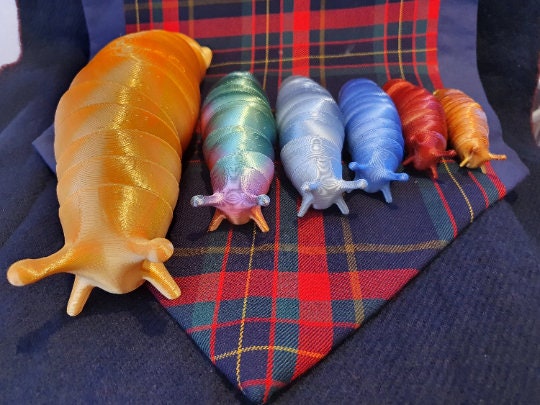 Articulated Slug Fidget Toy - Etsy