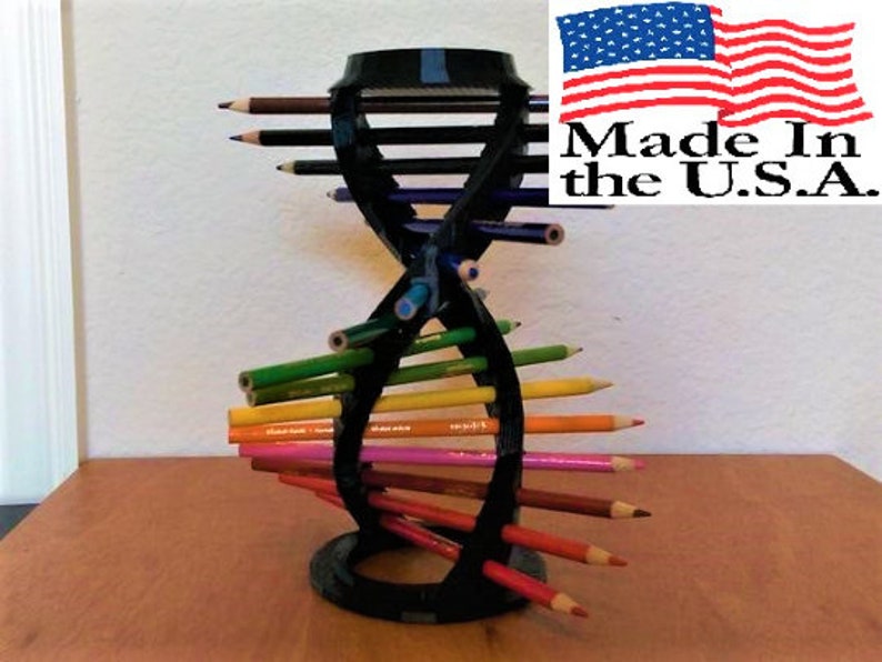 DNA Helix Pencil Holder | 3D Printed - Etsy