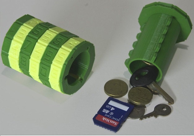 Cryptex Combination Safe Lock Box - Etsy