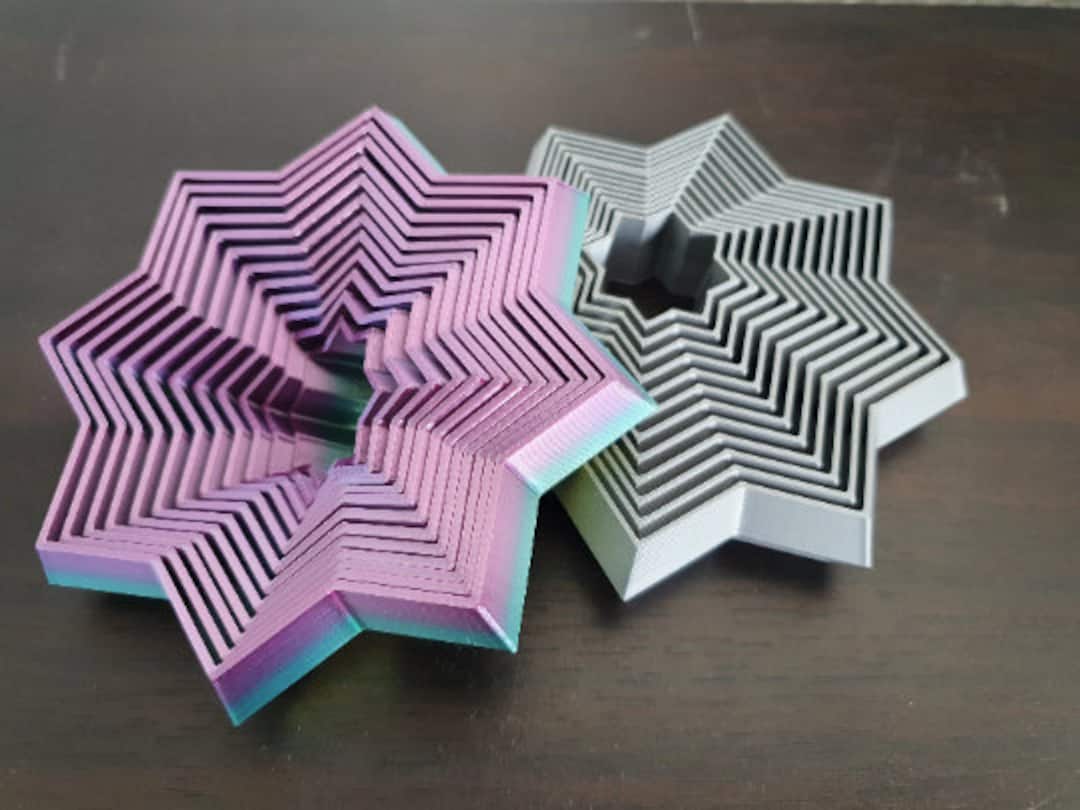 Fidget Star Sensory Toy / 8 Point Star Desk Toy - Fidget Toy / Stress ...