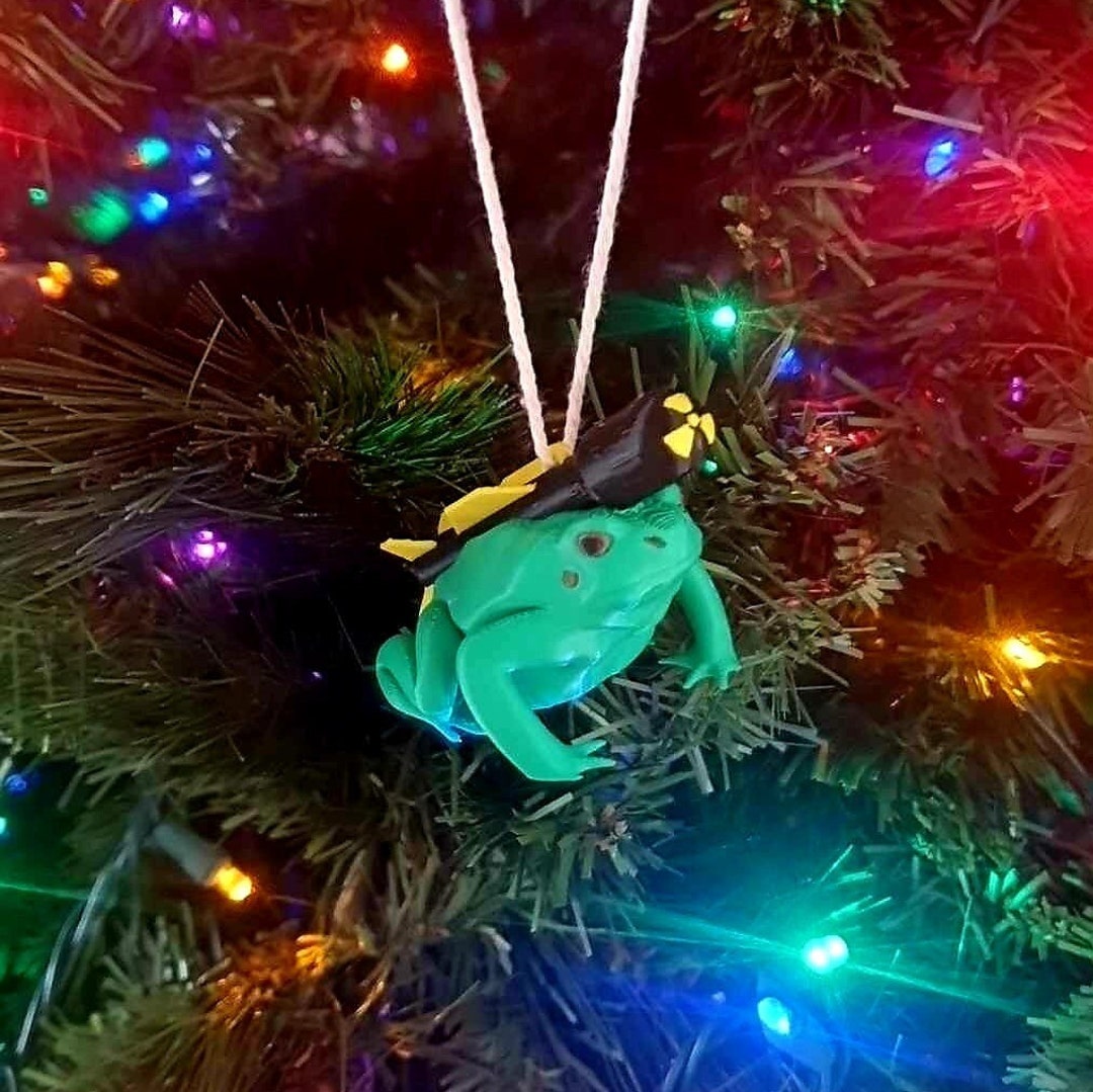 Missle Toad Mistletoe Christmas Decoration Stocking Stuffer Ornament ...