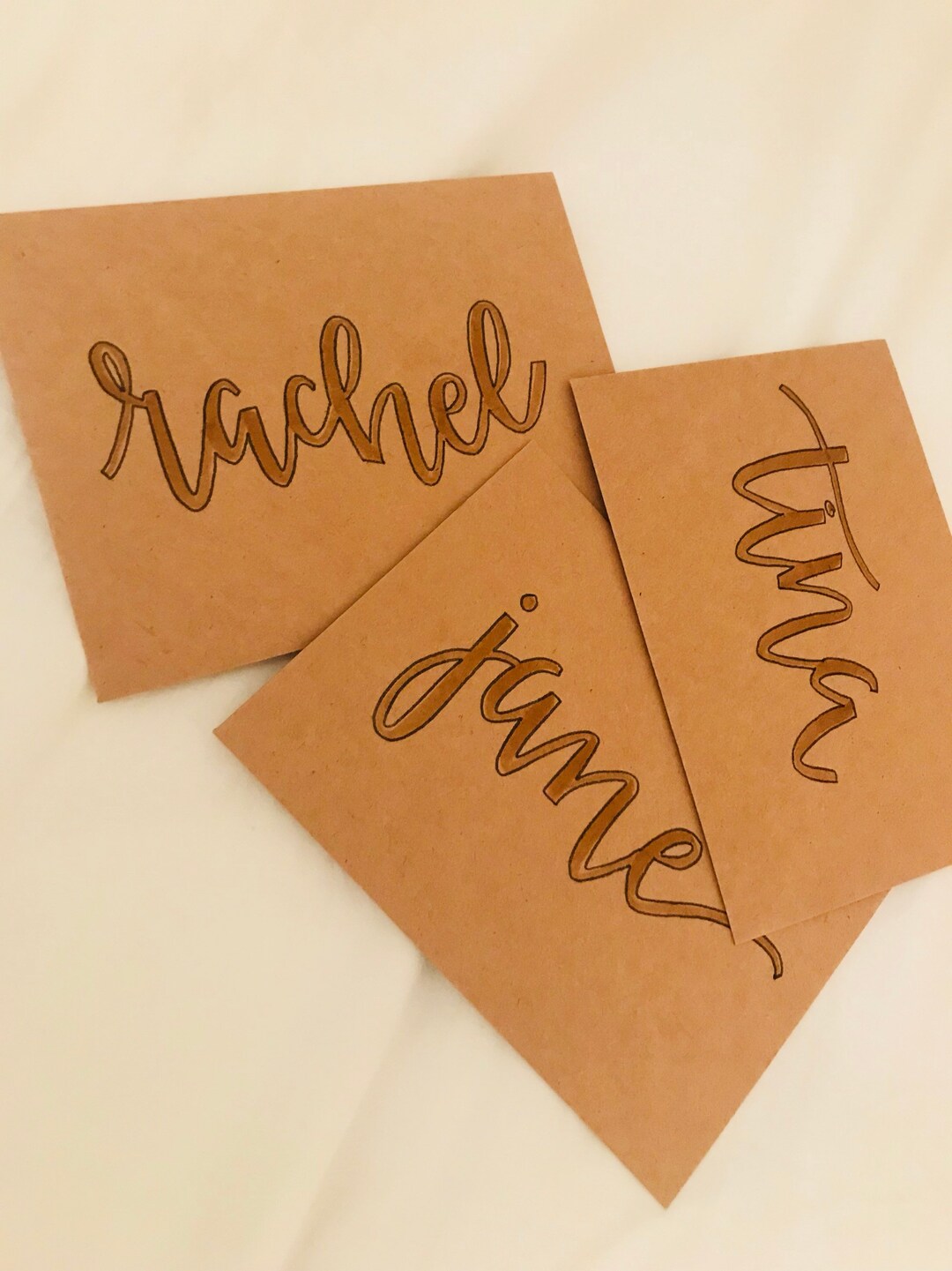Name Envelopes / Custom Calligraphy Cards - Etsy