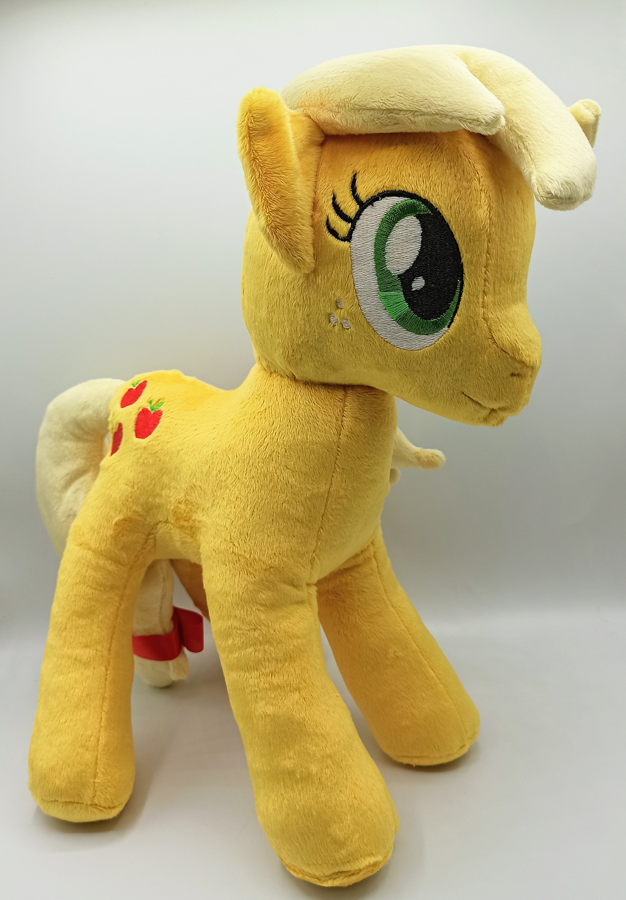Handmade My Little Pony Applejack Plush 19 With Hat Ready to Ship - Etsy
