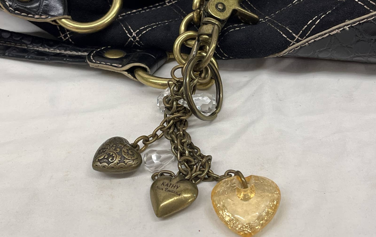 VINTAGE Kathy Van Zeeland Y2k Crocodile Quilted Goth Purse - Etsy