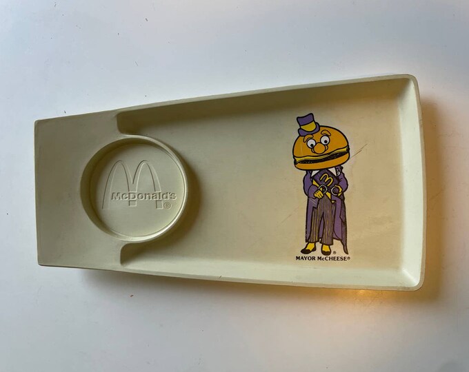 Vintage Mcdonald's Mayor Mccheese 1970s Tray - Etsy
