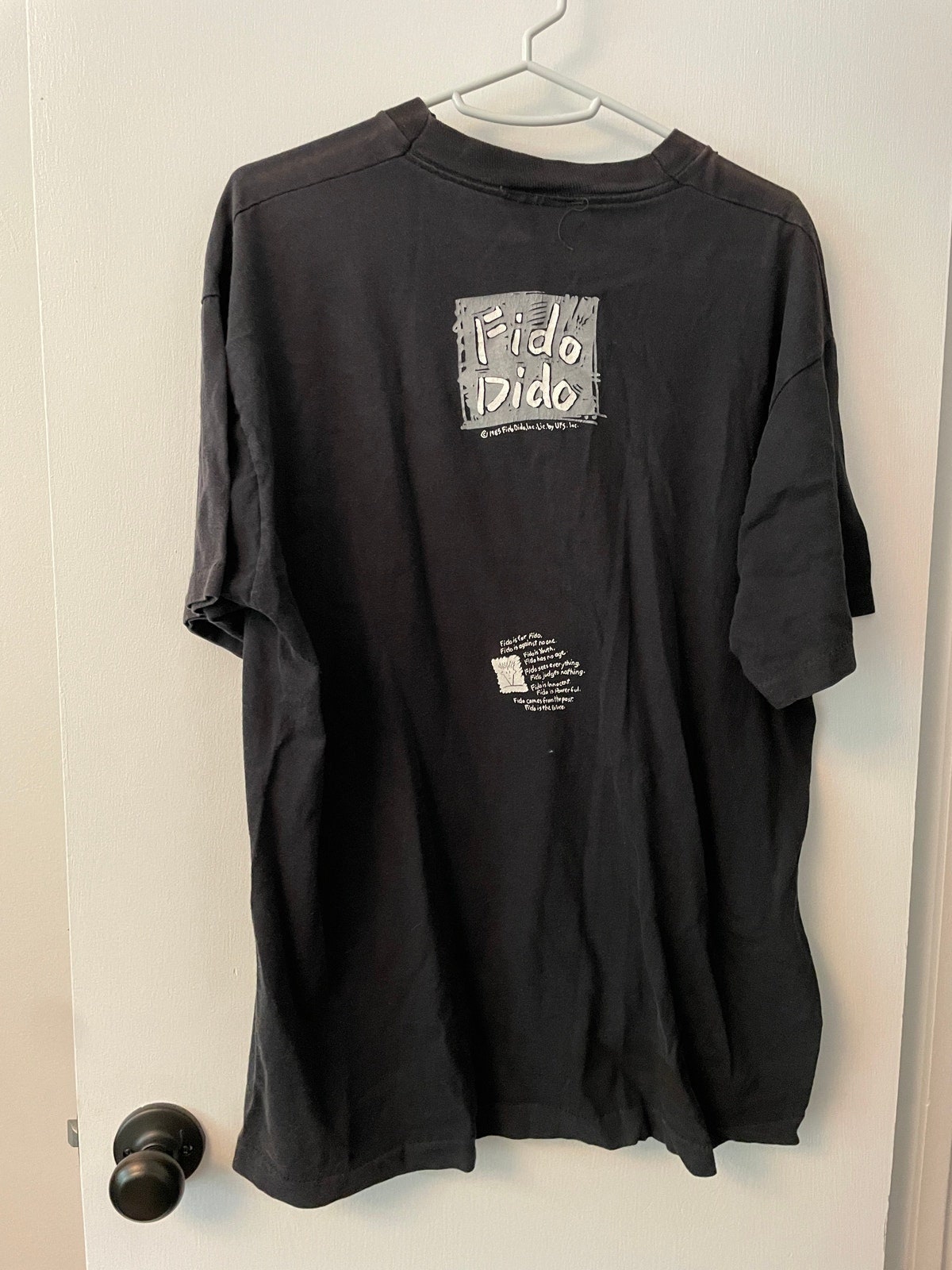 Vintage 1985 Lazy Fido Dido T-shirt Single Stitch Men's M to Large, No Tag - Etsy