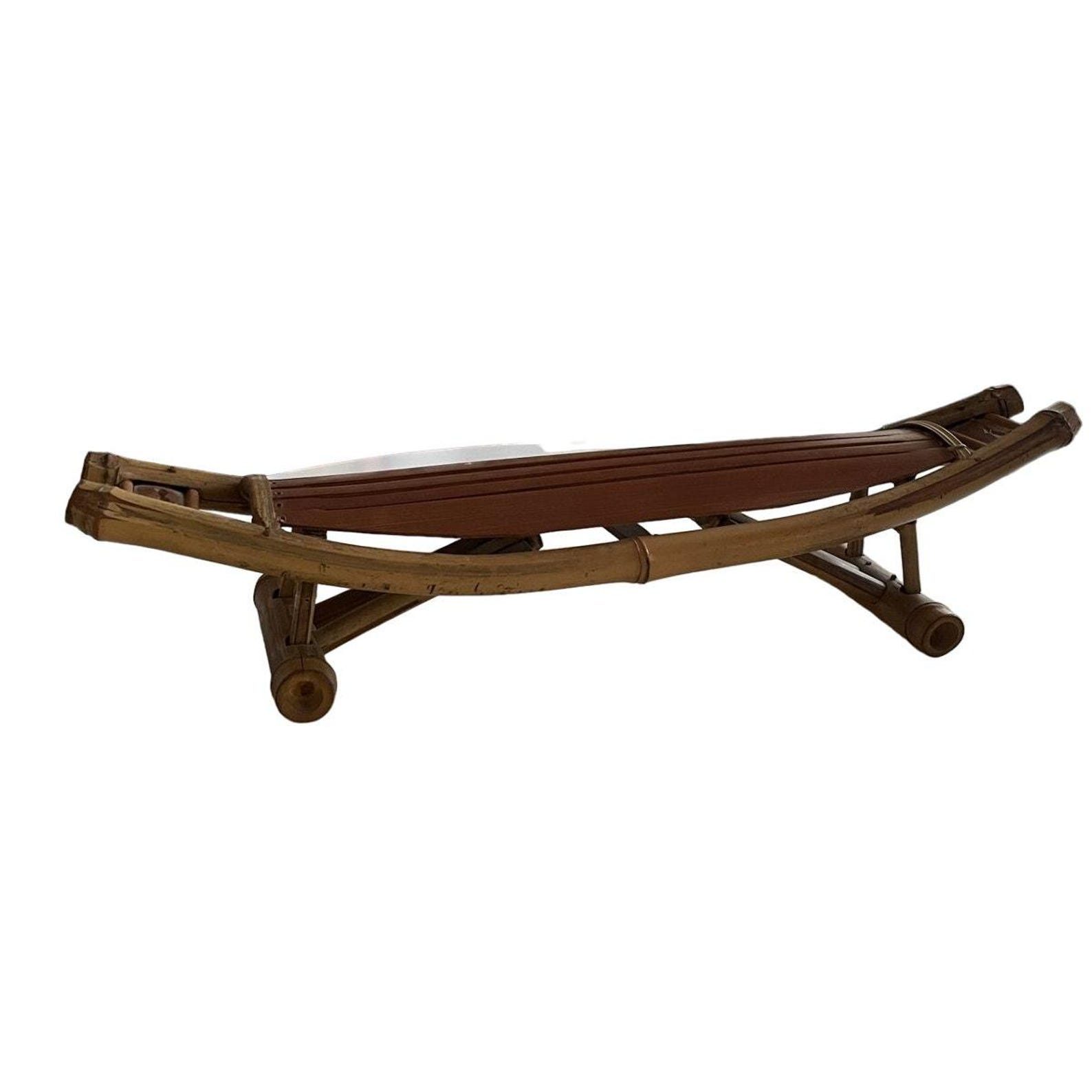 Antique Folding Bamboo Japanese or Chinese Head Rest (possible ...