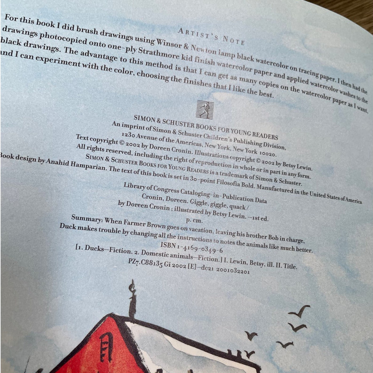 Giggle Giggle Quack Farm Animals Children's Book by Doreen Cronin 2002 ...