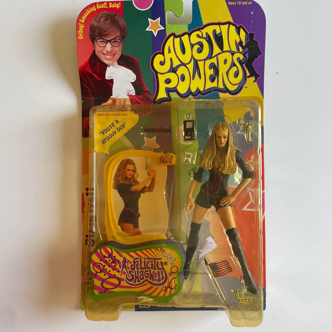 Vintage 1999 Austin Powers Action Figure Felicity Shagwell New in ...