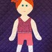Red Headed Paper Doll Quilt - Etsy