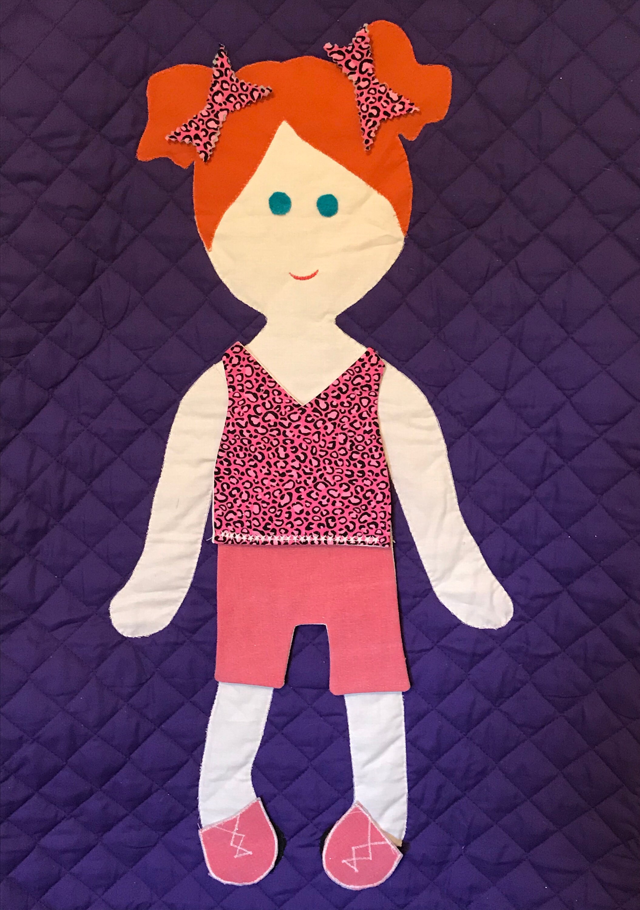 Red Headed Paper Doll Quilt - Etsy