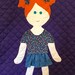 Red Headed Paper Doll Quilt - Etsy