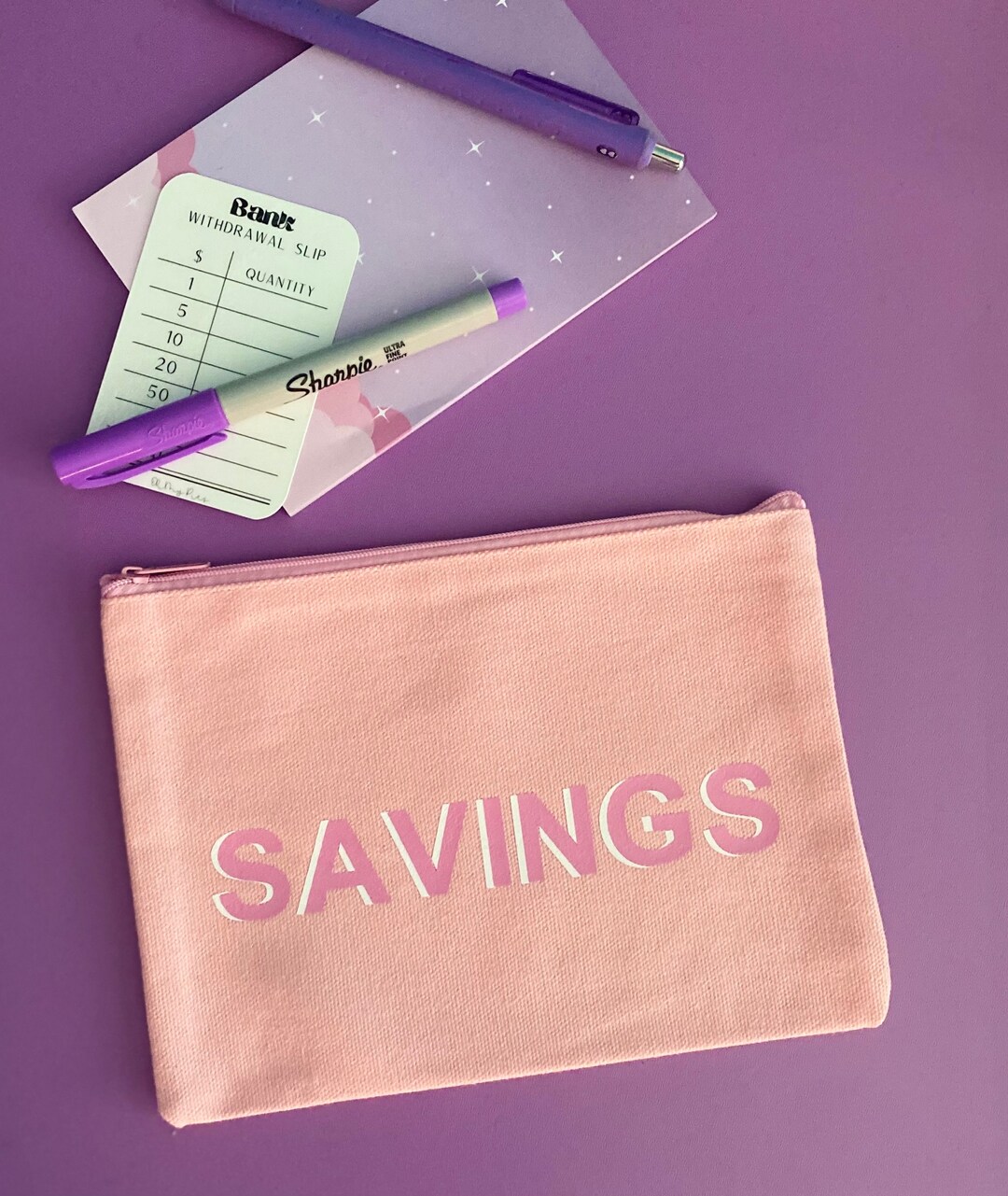 Store Your Cash Envelopes With This Cash Envelope Pouch - Zippered ...