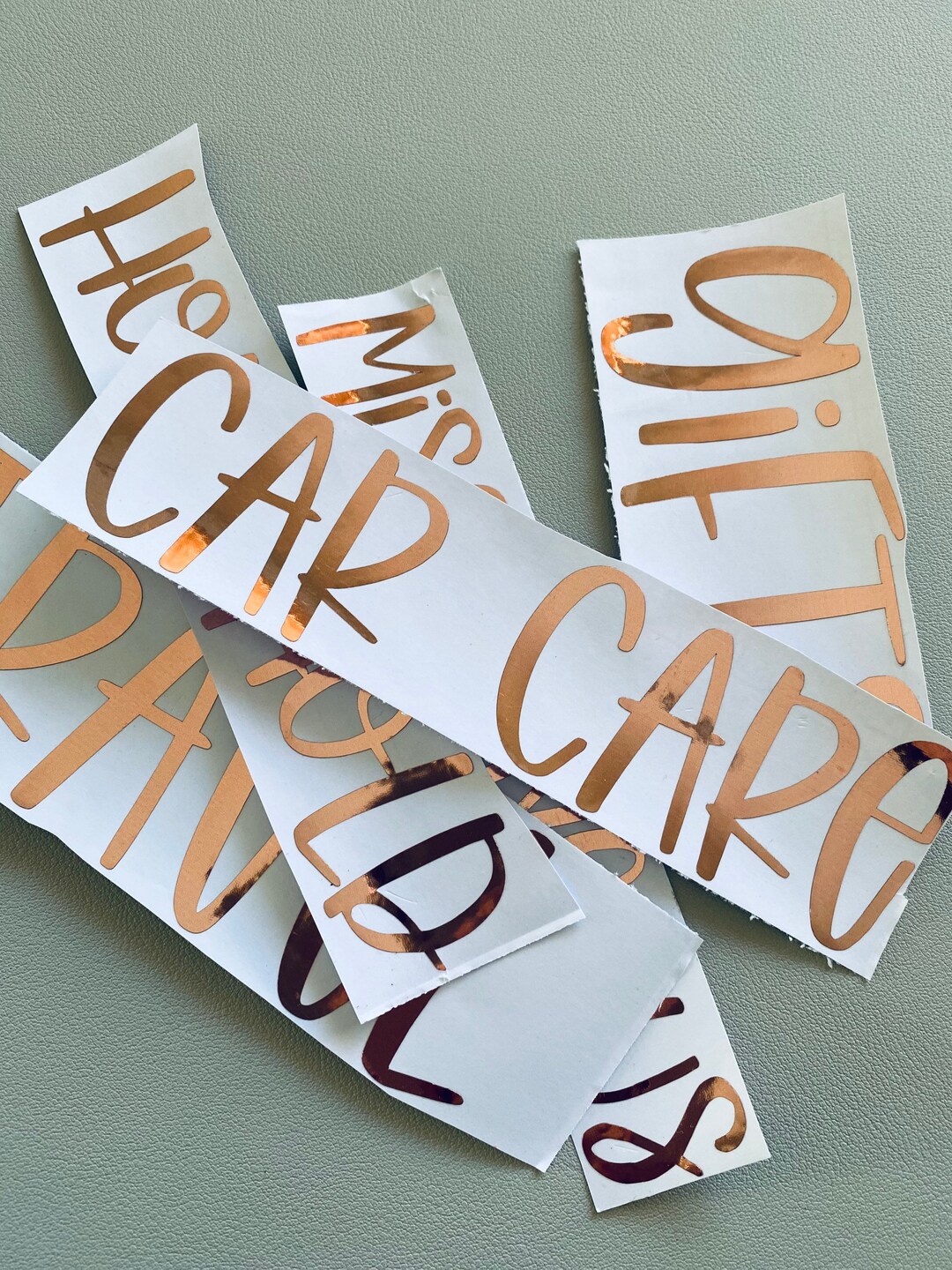 Custom Vinyl Decal for Zip Pouches, Envelopes, Notebooks & More ...