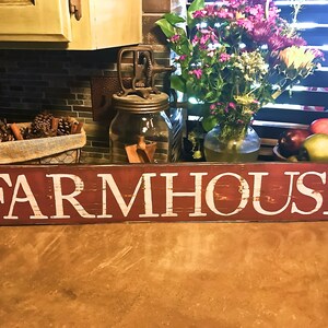 Rustic Farmhouse Sign- Wood Farmhouse Sign- Farmhouse Decor- Rustic ...