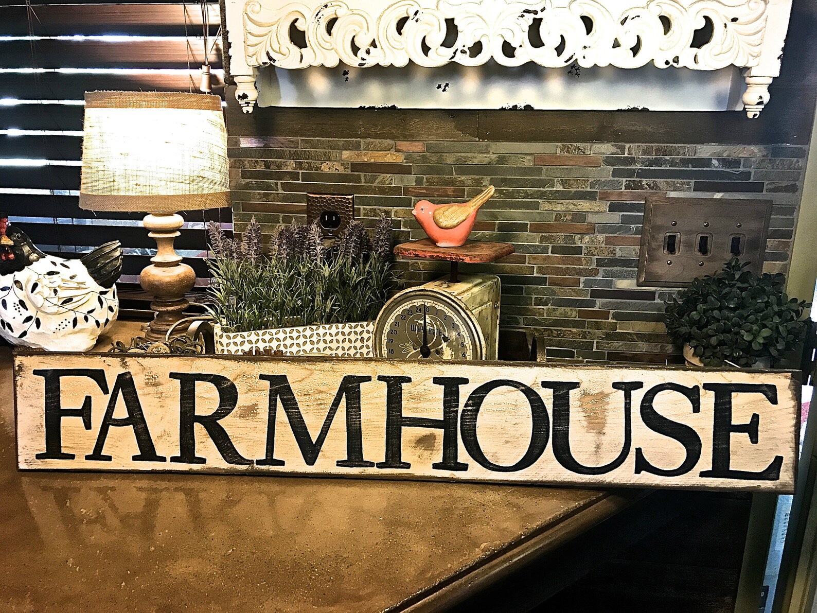 Rustic Farmhouse Sign- Wood Farmhouse Sign- Farmhouse Decor- Rustic ...