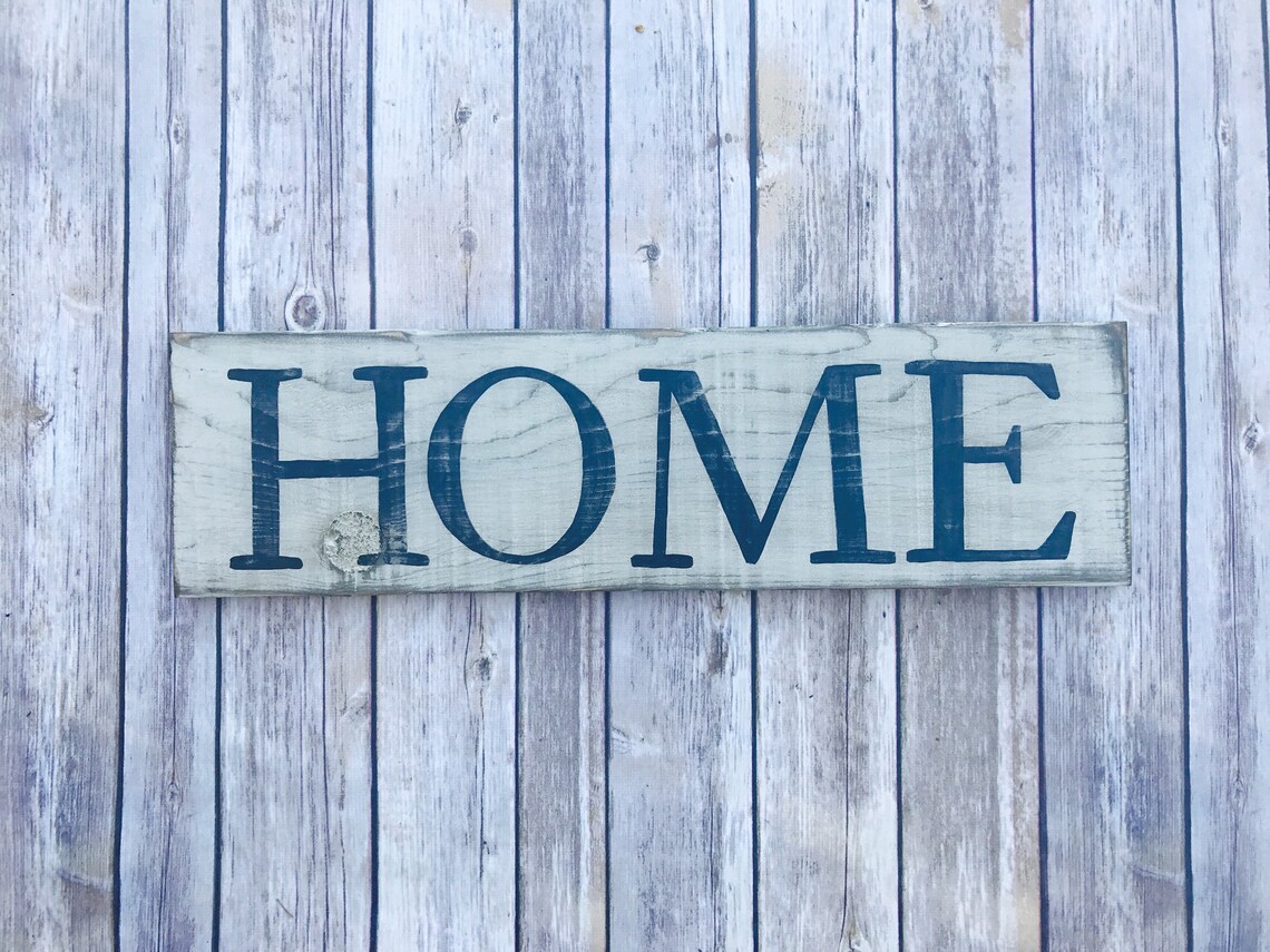 Rustic Home Sign Wood Home Sign Farmhouse Decor Rustic Wood - Etsy