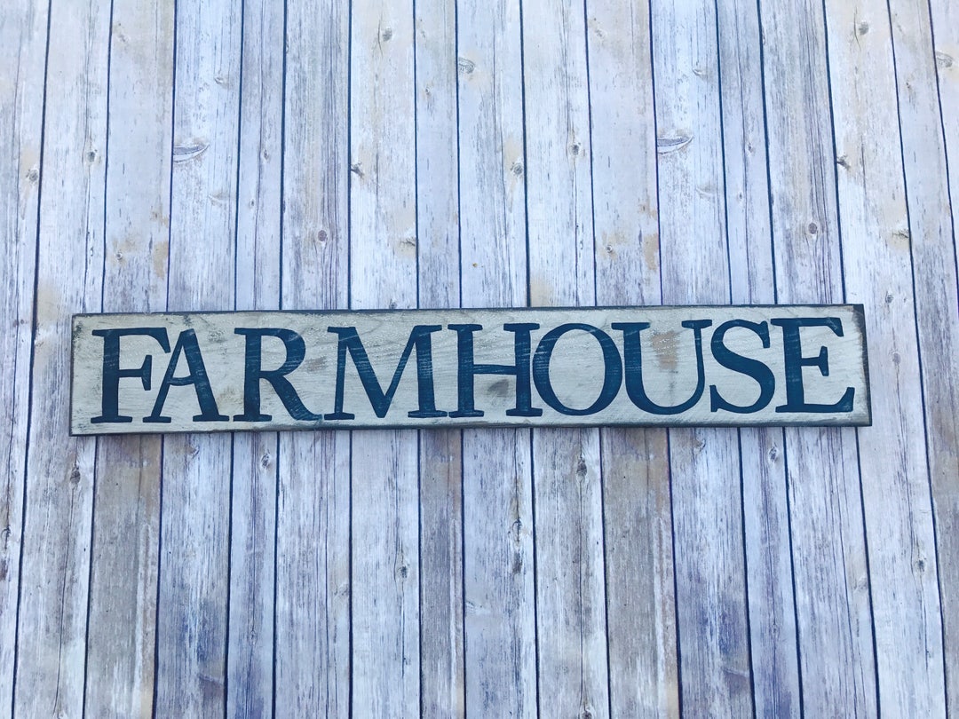 Rustic Farmhouse Sign- Wood Farmhouse Sign- Farmhouse Decor- Rustic ...