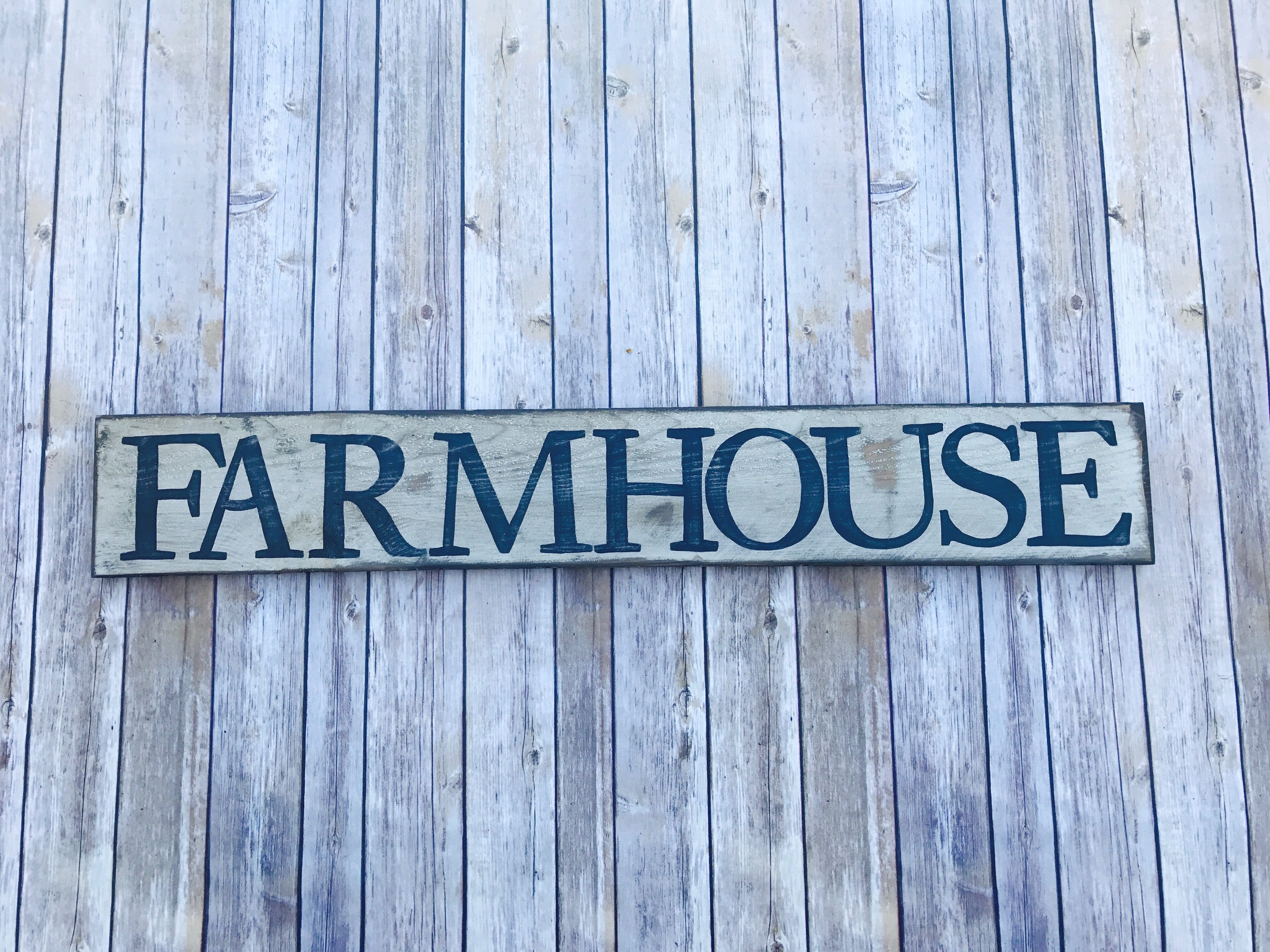 Rustic Farmhouse Sign- Wood Farmhouse Sign- Farmhouse Decor- Rustic ...