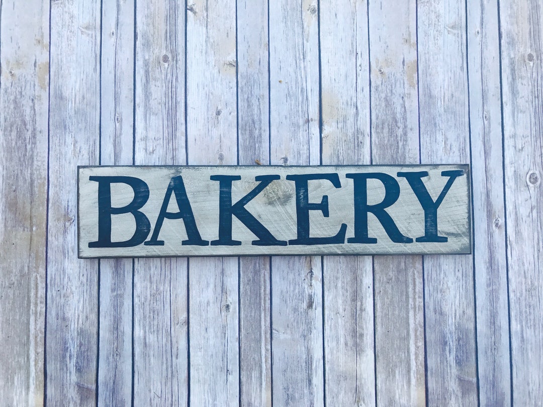 Rustic Bakery Sign- Wood Bakery Sign- Farmhouse Decor- Rustic Wood Sign ...