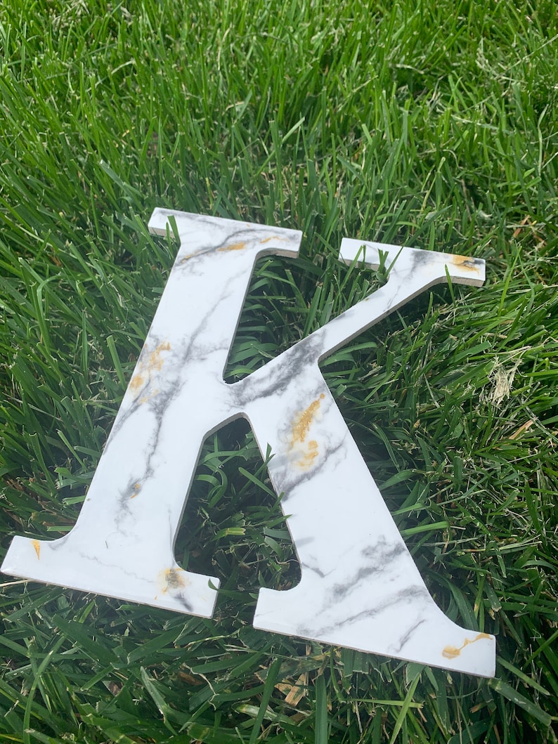 White Marble Wall Letter Marble Letters Wall Decor Home - Etsy