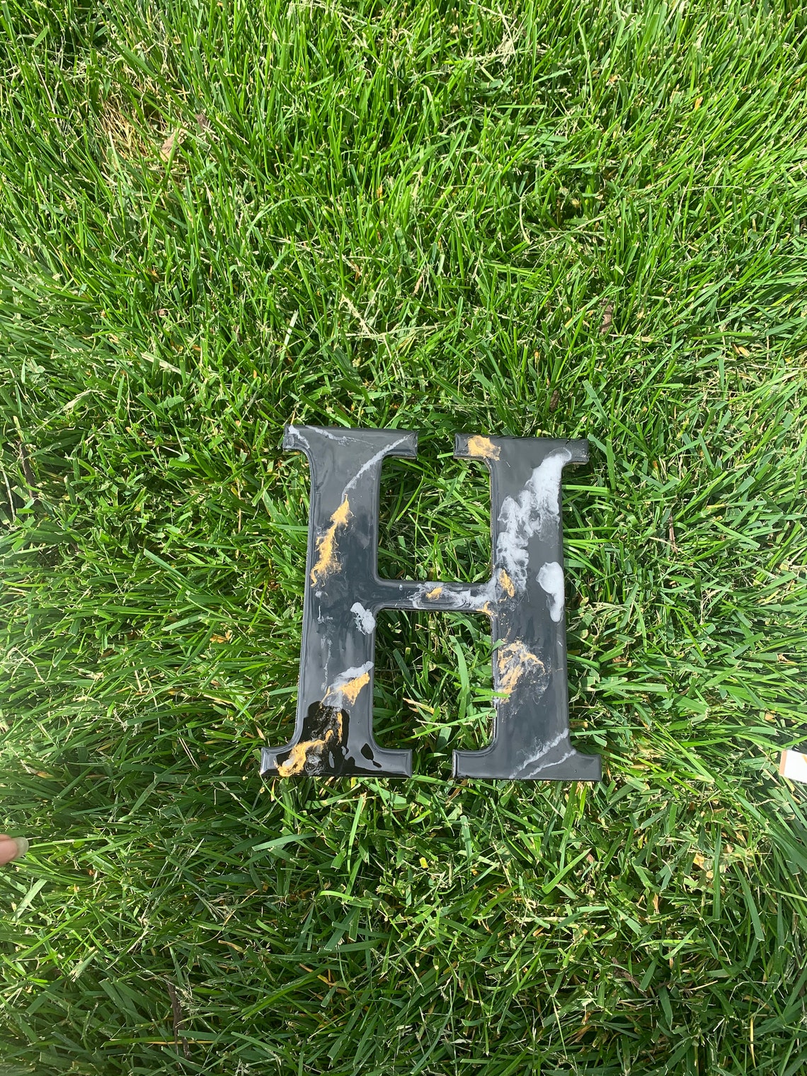 White Marble Wall Letter Marble Letters Wall Decor Home | Etsy