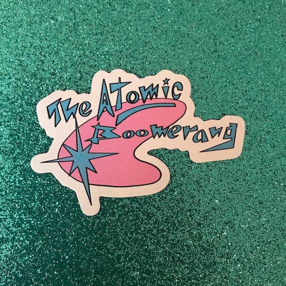 The Atomic Boomerang Logo Magnet | Etsy