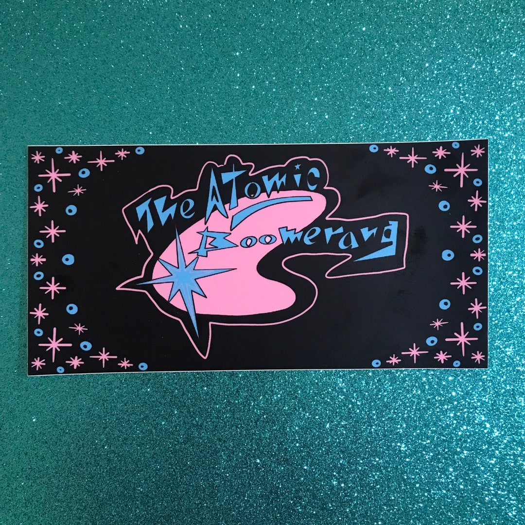 The Atomic Boomerang Bumper Stickers - Etsy
