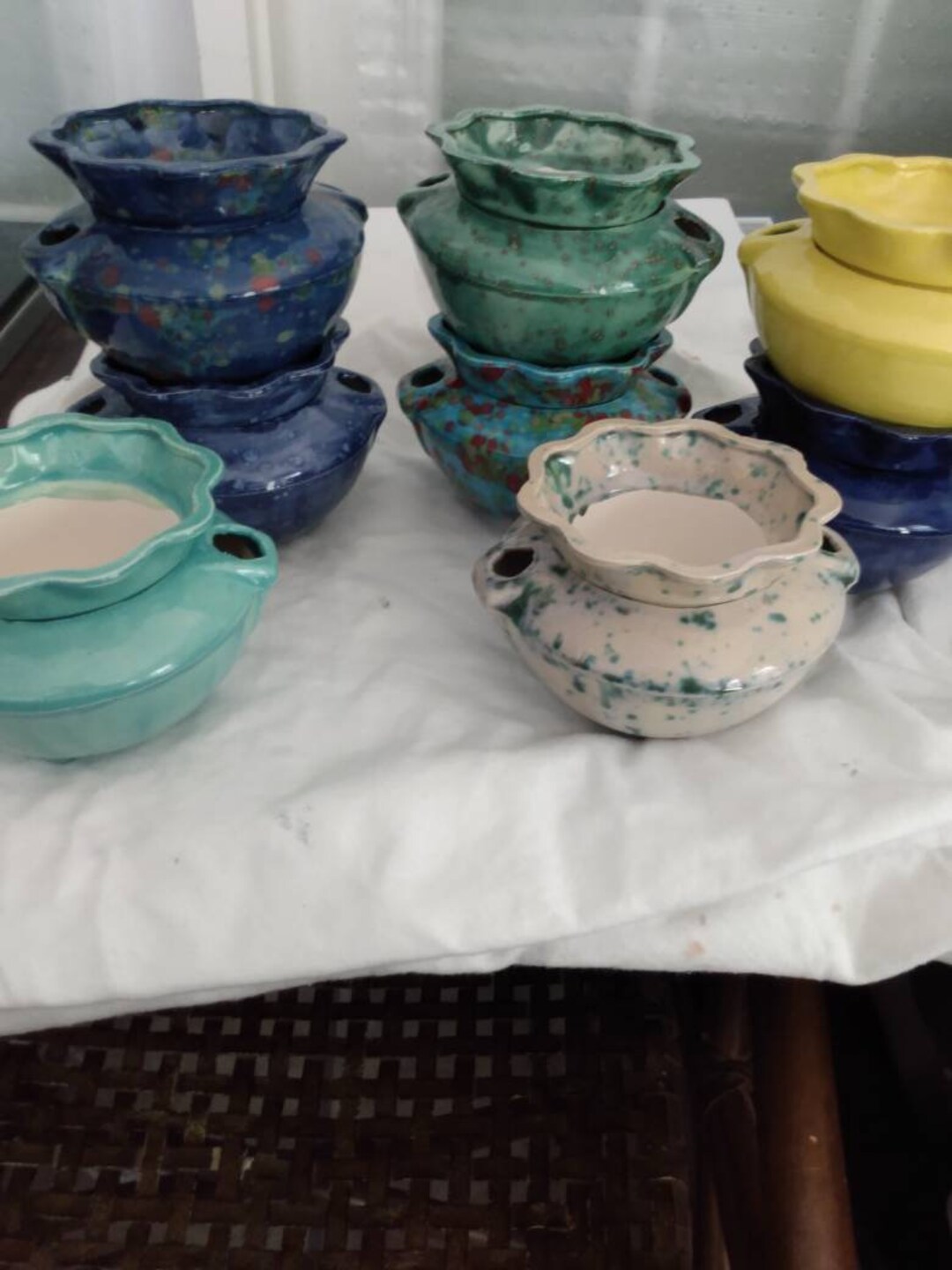 AFRICAN Violet Pot- MICRO Mini Self Watering Planter/pot Sold in Pairs ...