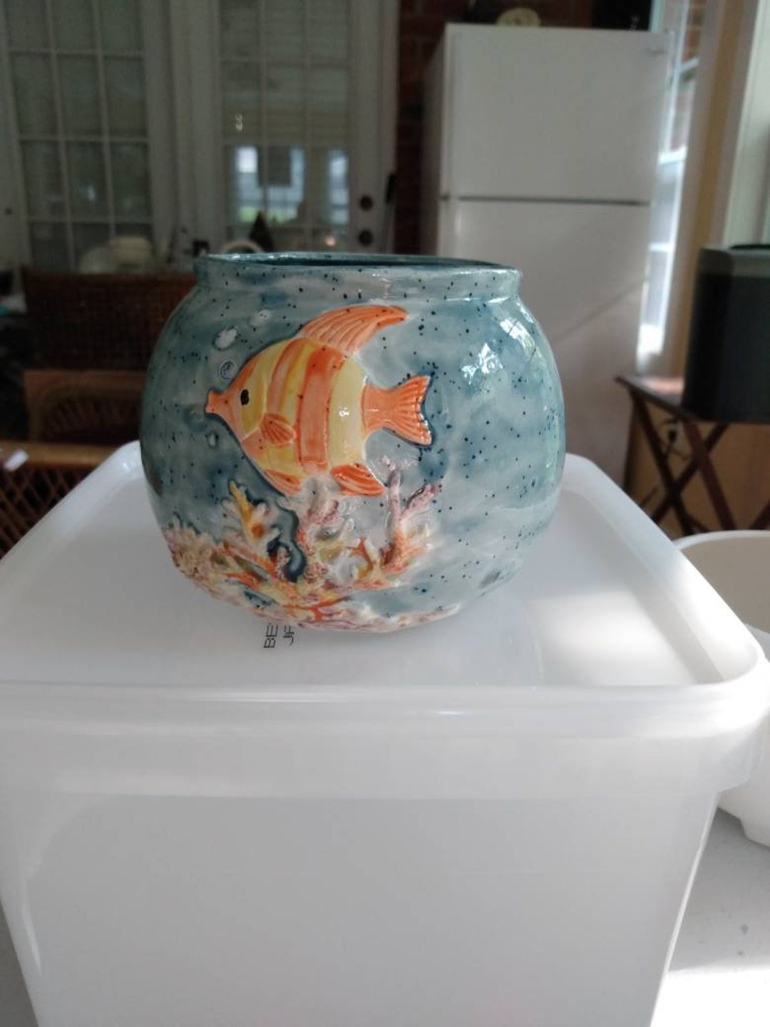Unique Fish Bowl Planter/ Pot - Etsy