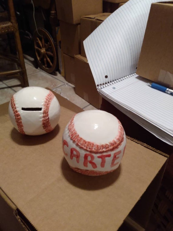 Baseball Bank personalized - Etsy