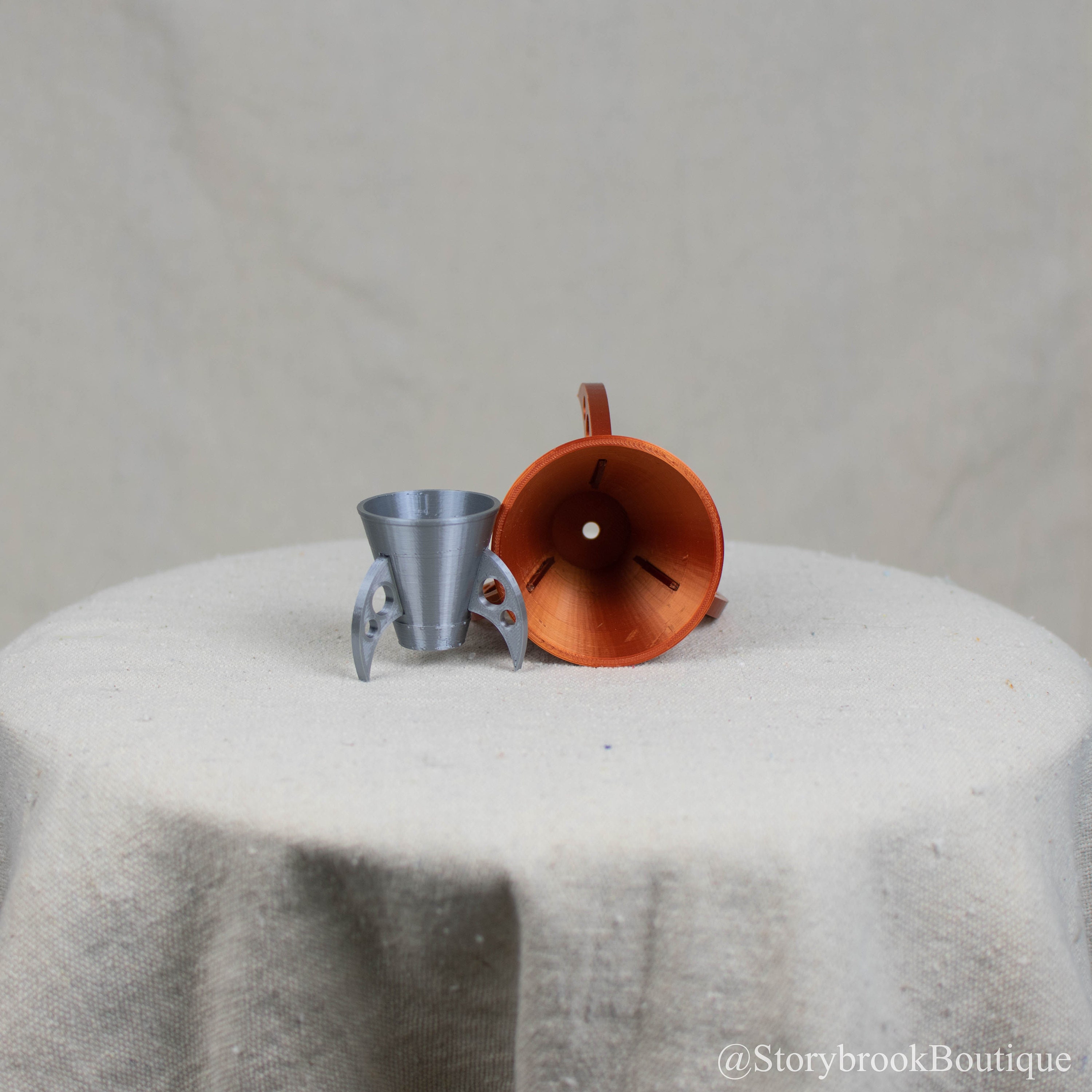 Mini Retro Rocket 3D Printed Planter - Etsy