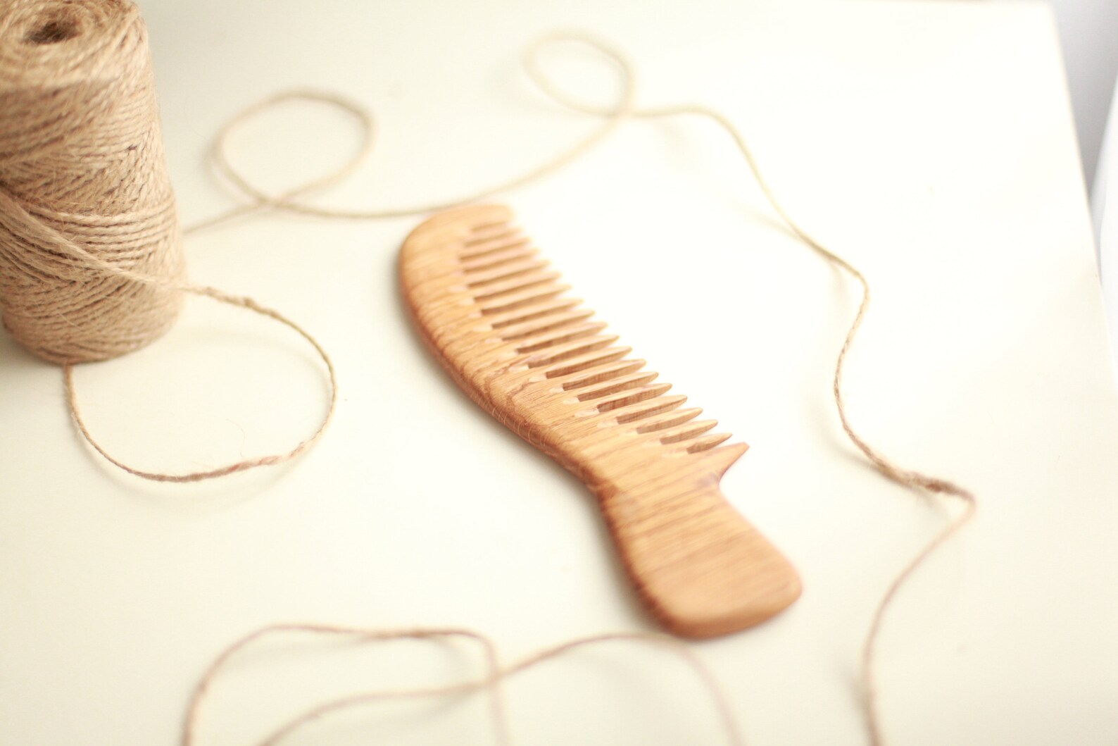 Wooden Comb Oak Comb Wide Tooth Comb Pocket Handmade Wooden - Etsy