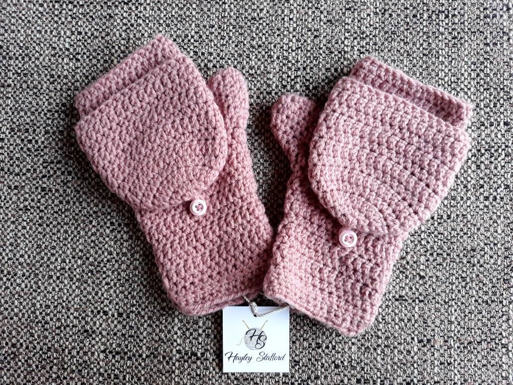 Ladies Mittens, Fingerless Mittens, Fingerless Gloves, Flip Top Mittens ...