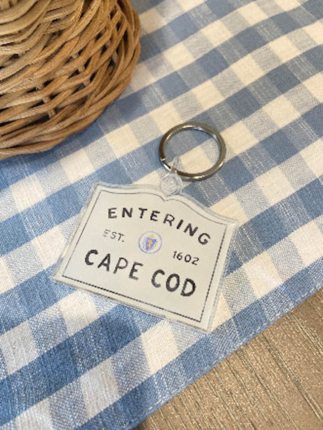 Entering Cape Cod Sign Watercolor Acrylic Keychain|cape & Islands|ack ...