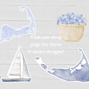 Entering Truro Cape Cod Sticker|nautical|watercolor|chatham|harwich ...