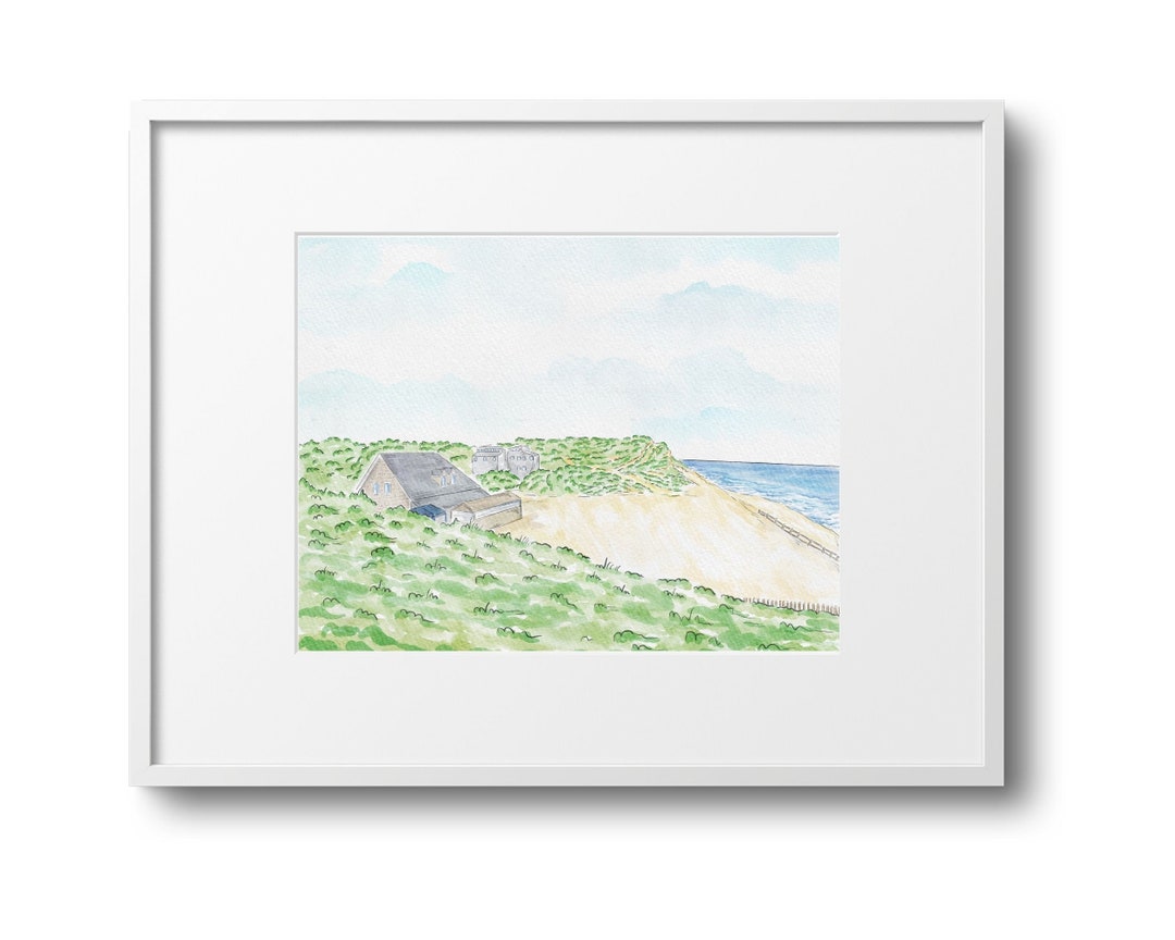 The Beachcomber COMAH Wellfleet Art Print|cape Cod Art|poster|painting ...