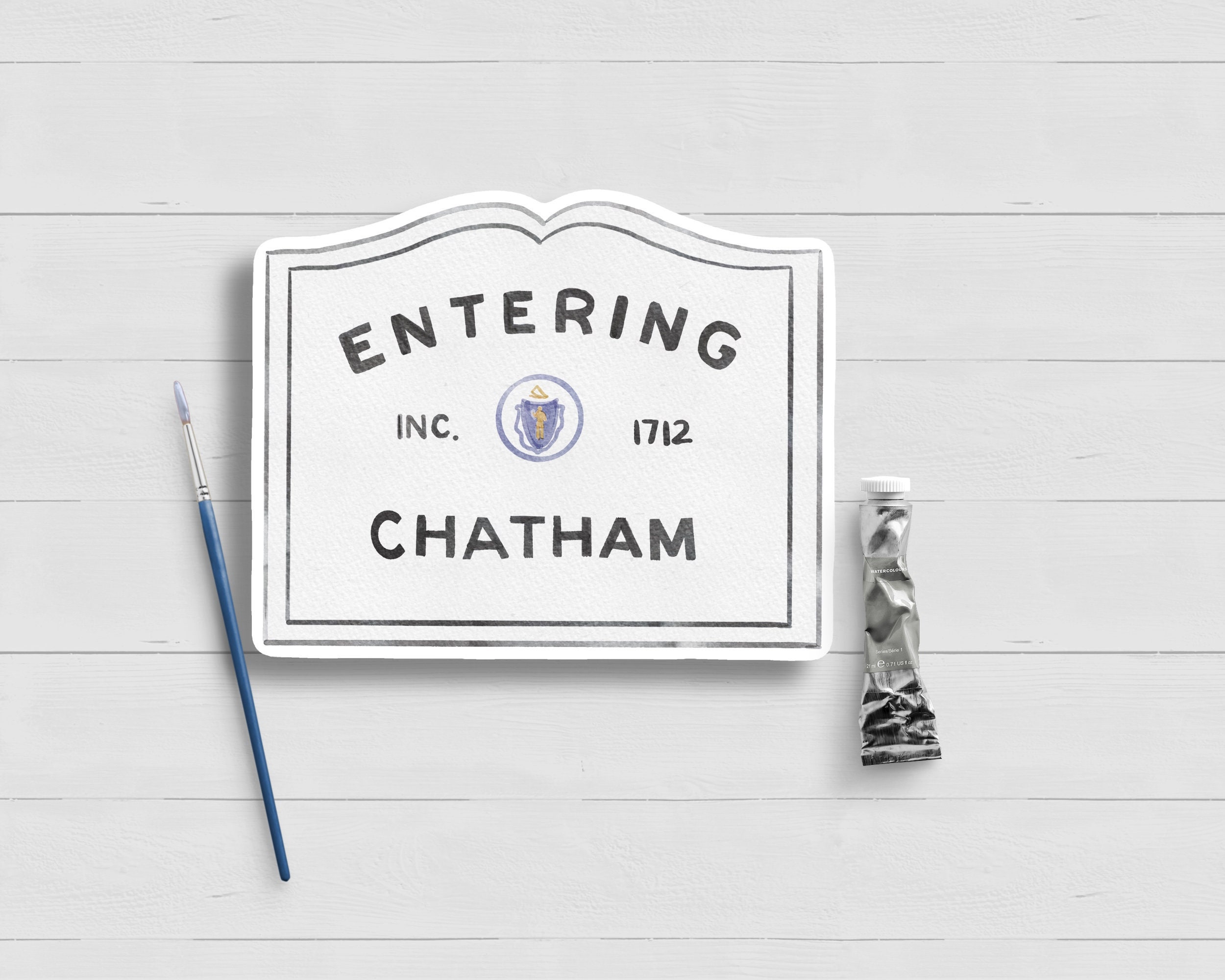 Entering Chatham Cape Cod Sign - Etsy
